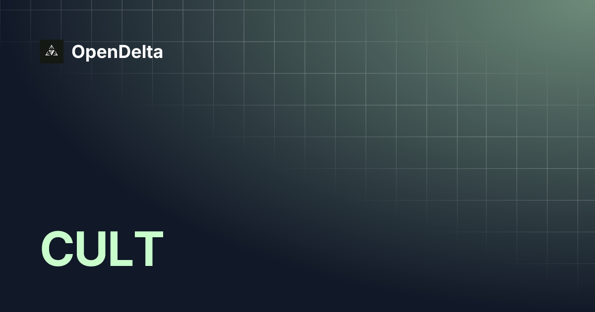 CULT | OpenDelta