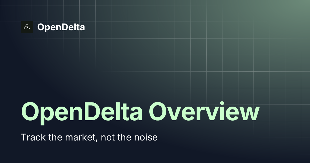 OpenDelta Overview | OpenDelta